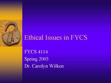 Josephson Institute of Ethics presentation | free to view