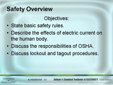 PPT – Safety Overview PowerPoint presentation | free to view - id ...
