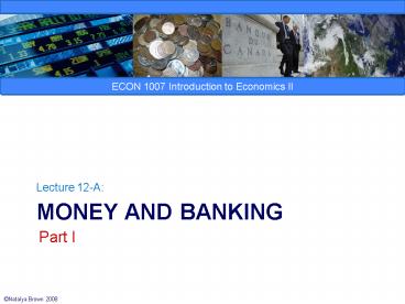 PPT – Money and Banking PowerPoint presentation | free to view - id ...