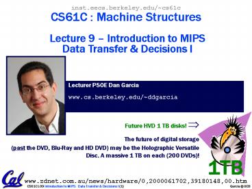 CS61C Lecture 13 presentation | free to download