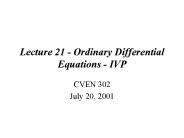 PPT – LINEAR SECOND ORDER ORDINARY DIFFERENTIAL EQUATIONS PowerPoint ...