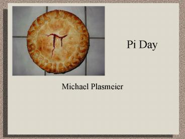 Pi Day presentation | free to view