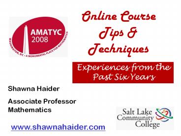 Experiences from the Past Six Years presentation | free to download