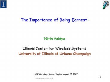 PPT – The Importance of Being Earnest PowerPoint presentation | free to ...