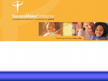 PPT – The Power of SuccessMaker PowerPoint presentation | free to view ...