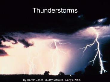 Thunderstorms presentation | free to download