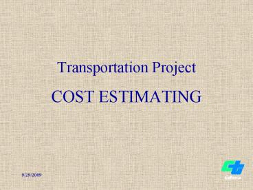 PPT – Transportation Project PowerPoint presentation | free to download ...