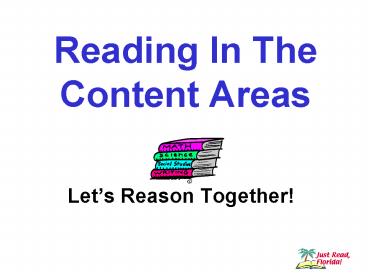 Reading In The Content Areas presentation | free to view