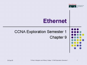 Ethernet presentation | free to view