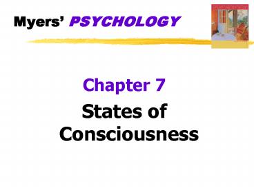 Myers PSYCHOLOGY presentation | free to view