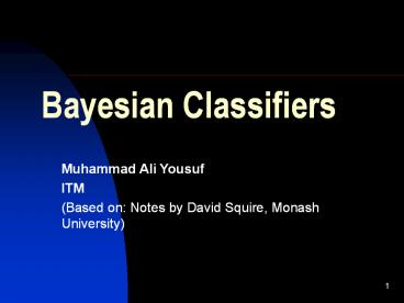 PPT – Bayesian Classifiers PowerPoint presentation | free to download ...