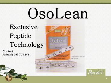 PPT – OsoLean PowerPoint presentation | free to view - id: ade08-OGQ0Z