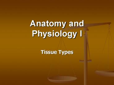 PPT – Anatomy and Physiology I PowerPoint presentation | free to view ...