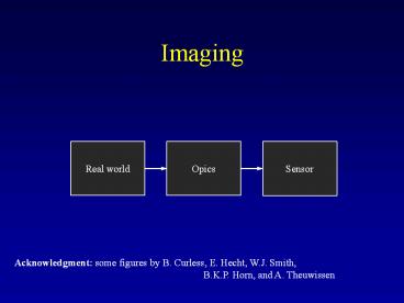 PPT – Imaging PowerPoint presentation | free to download - id: aec8b-NDgzY