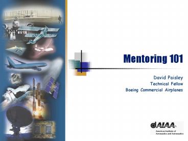 Mentoring 101 presentation | free to view