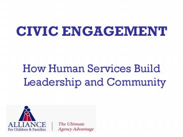 CIVIC ENGAGEMENT presentation | free to view