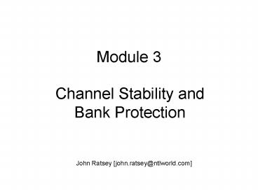 PPT – Module 3 PowerPoint presentation | free to view - id: aff4d-YTc4M