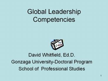 Global Leadership Competencies presentation | free to view