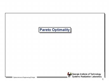 Pareto Optimality presentation | free to view