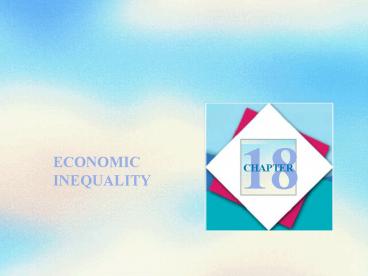 ECONOMIC INEQUALITY presentation | free to view