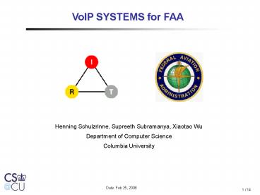 FAA Presentation presentation | free to download