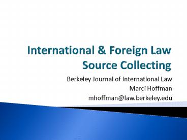 PPT – International PowerPoint presentation | free to view - id: b2eaa ...