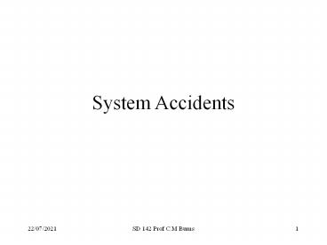 System Accidents presentation | free to download