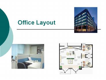 Office Layout presentation | free to view