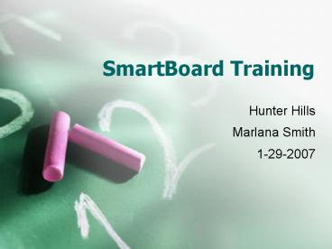SmartBoard Training presentation | free to view
