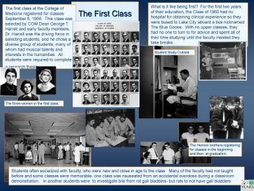 The First Class presentation | free to view