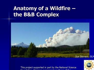 PPT – Anatomy of a Wildfire the B PowerPoint presentation | free to ...