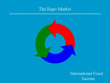 The Repo Market presentation | free to download