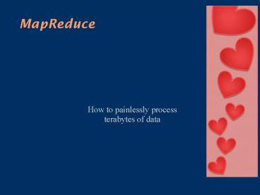MapReduce presentation | free to view