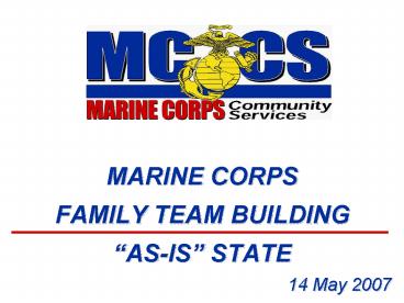 MARINE CORPS presentation | free to view