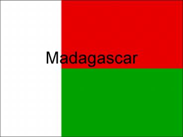 Madagascar presentation | free to view