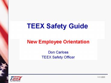TEEX Safety Guide presentation | free to view