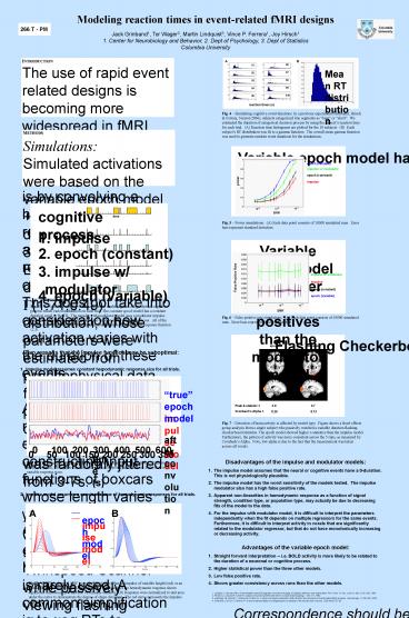 PPT – The use of rapid event related designs is becoming more ...