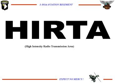 HIRTA presentation | free to view