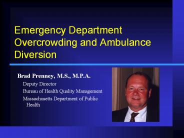 Emergency Department Overcrowding and Ambulance Diversion presentation ...