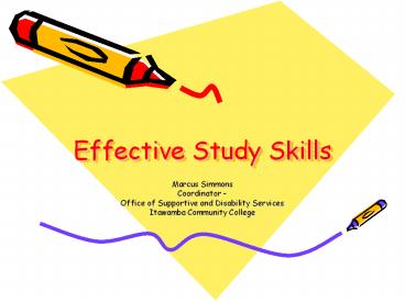 Effective Study Skills presentation | free to download