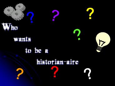 PPT – Who PowerPoint presentation | free to view - id: c1fab-NTIyY