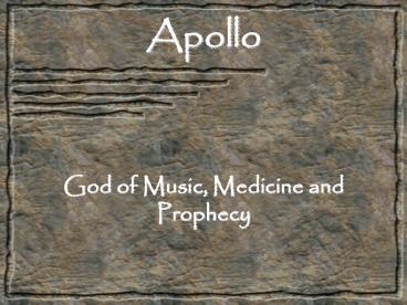 Apollo presentation | free to view