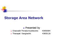 PPT – Storage Area Network (SAN) PowerPoint presentation | free to download - id: 408072-YjUyN