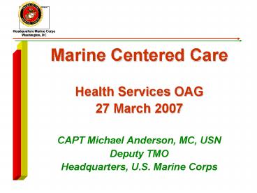 Marine Corps Powerpoint Template