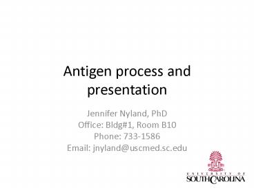 Antigen process and presentation presentation | free to download