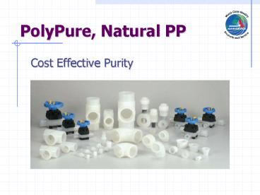 PolyPure, Natural PP presentation | free to view