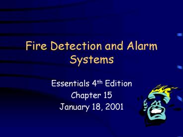Fire Detection and Alarm Systems presentation | free to view