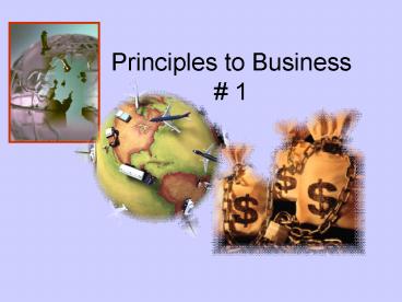 Principles to Business presentation | free to view