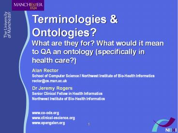 Terminologies presentation | free to download