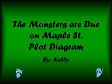 PPT – The Monsters are Due on Maple St' Plot Diagram PowerPoint ...